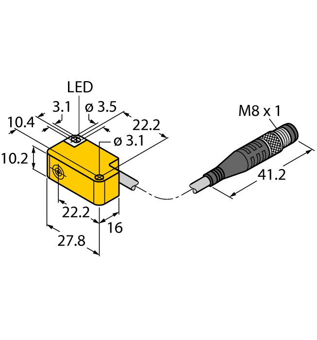 Inductive Sensor - With Extended Switching Distance