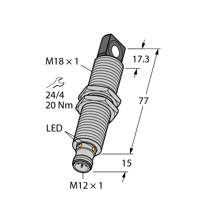 Ultrasonic Sensor - Diffuse Mode Sensor