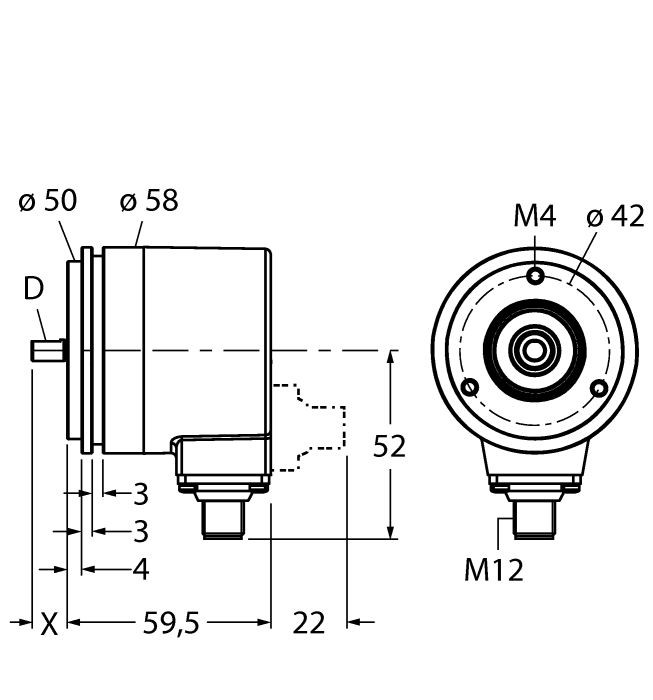 Absolute Rotary Encoder - Multiturn