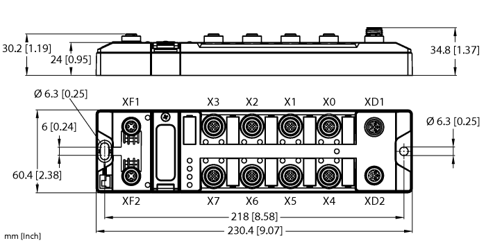 Compact multiprotocol I/O module for Ethernet - 8 IO-Link Master Channels