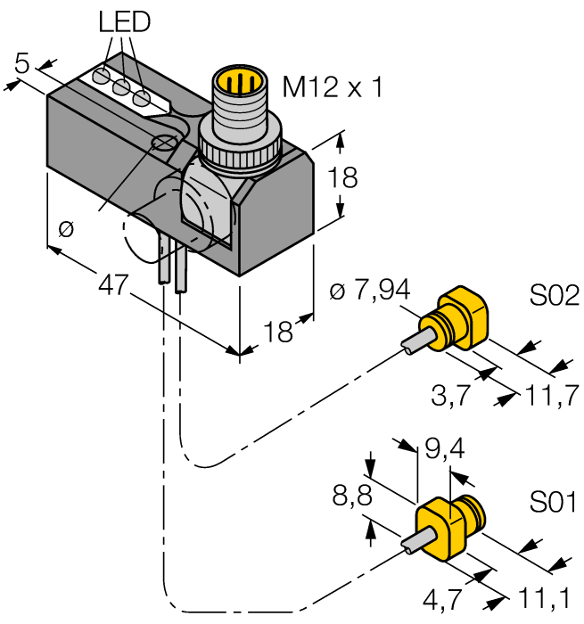 Inductive Sensor - Monitoring Kit for Power Clamps
