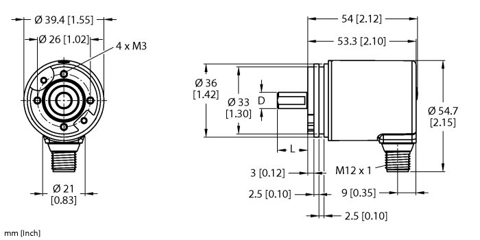 Absolute Rotary Encoder - Multiturn - IO-Link