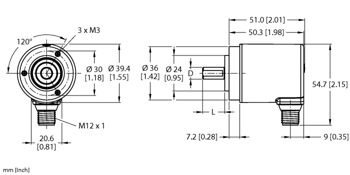 Absolute Rotary Encoder - Multiturn