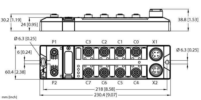 Compact Multiprotocol I/O Module for Ethernet - 8 IO-Link Master Channels