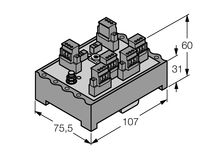 IP20 Junction Box, 4-Channel - FOUNDATION Fieldbus and PROFIBUS-PA