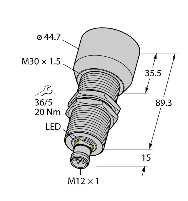 Ultrasonic Sensor - Diffuse Mode Sensor