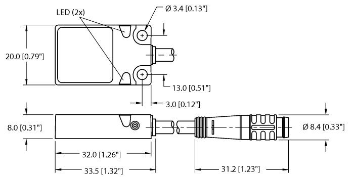 Inductive Sensor - With Increased Switching Distance