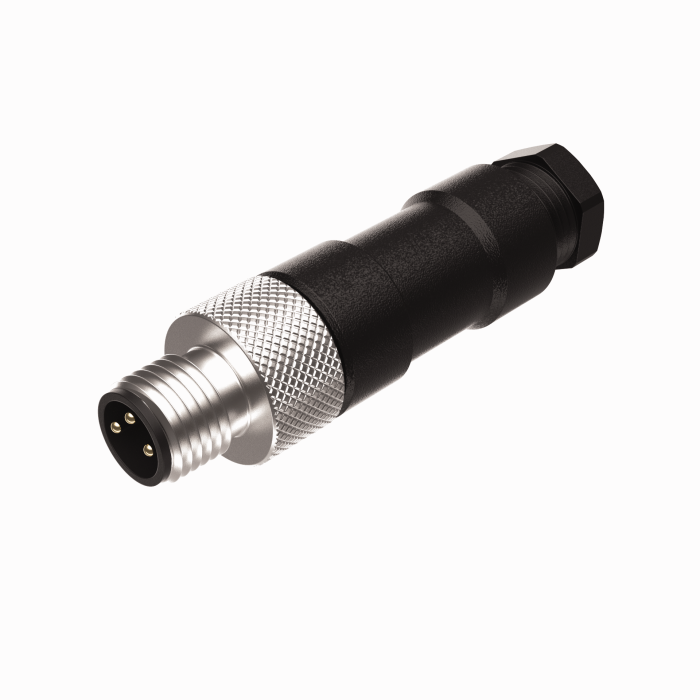 Actuator and Sensor Field Wireable - M8 × 1, Male, Straight