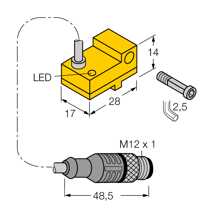 Magnetic Field Sensor - For Pneumatic Cylinders
