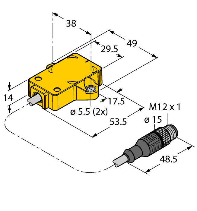 Inductive Angle Sensor - With Analog Output