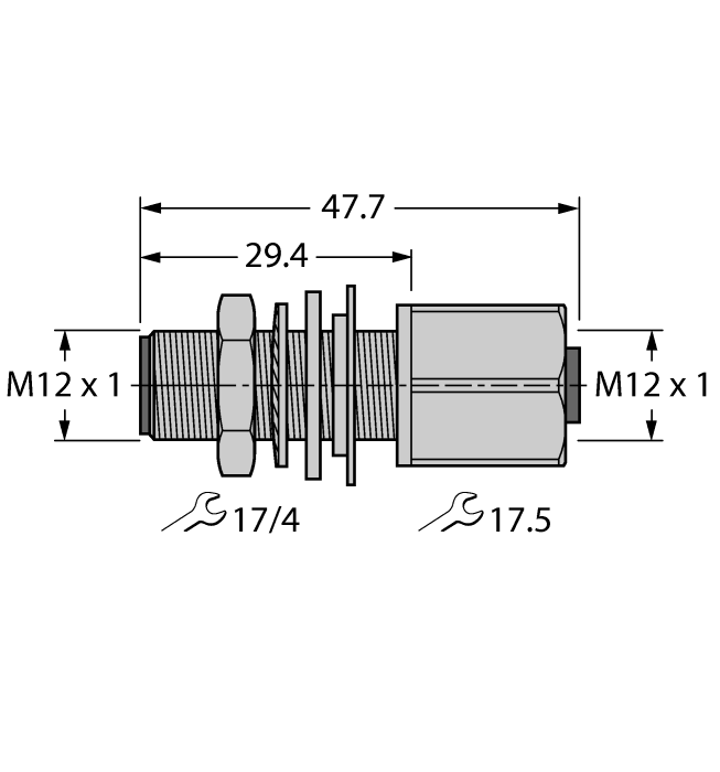 Actuator and Sensor Receptacle - Panel Feed-through