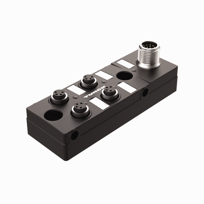 Passive Actuator/Sensor Junction Box, 4 Ports - M8 snap, 4 pole I/O ...