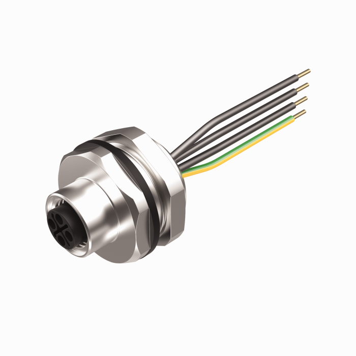 M12 Power Receptacle - Front Mount