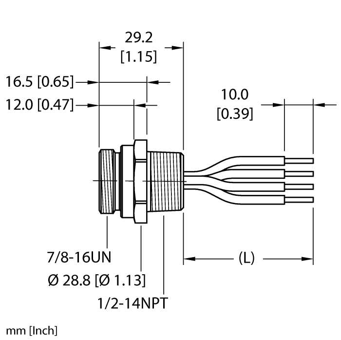 Power Receptacle - Front Mount