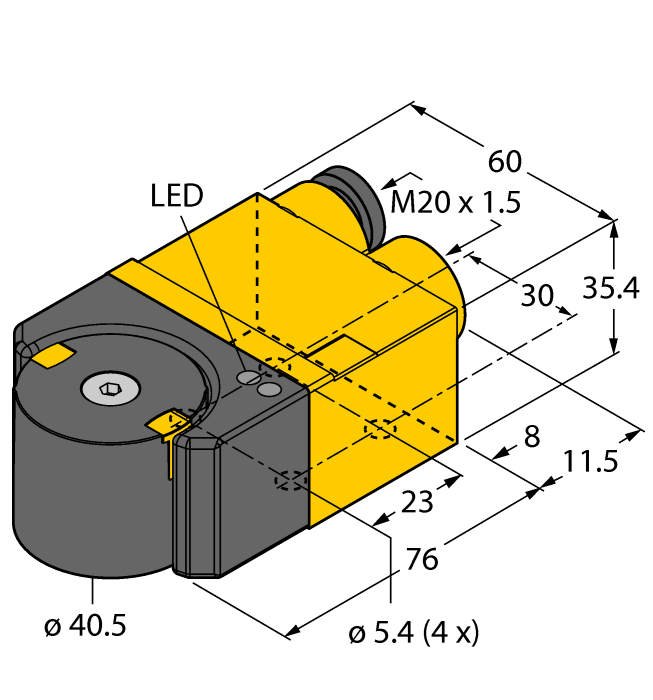 Inductive Angle Sensor - With Analog Output