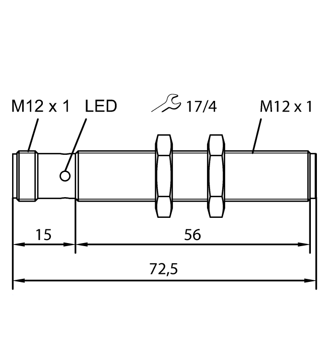 Ultrasonic Sensor - Diffuse Mode Sensor