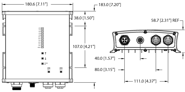 Smart Power Supply Module in IP67 - 24…28 VDC Output Voltage