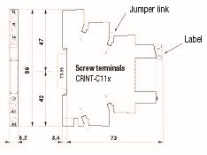 Comat Releco by TURCK - CRINT, Slim Interface Relay