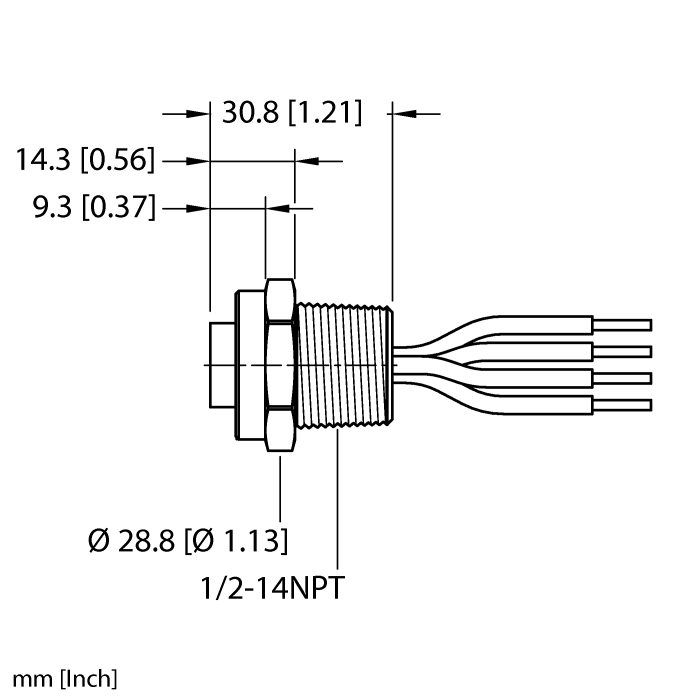Power Receptacle - Front Mount