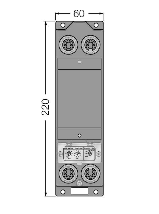 Repeater module for DeviceNet™ - fully encapsulated