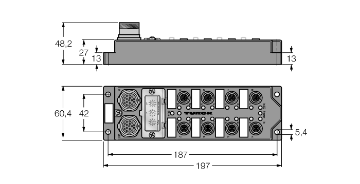 Fieldbus I/O module PROFIBUS-DP - 8 digital PNP inputs