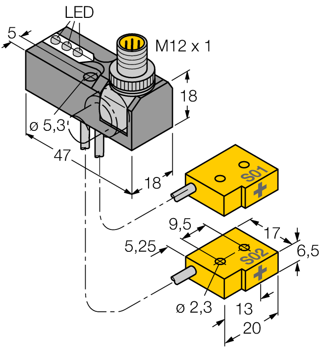 Inductive Sensor - Monitoring Kit for Power Clamps