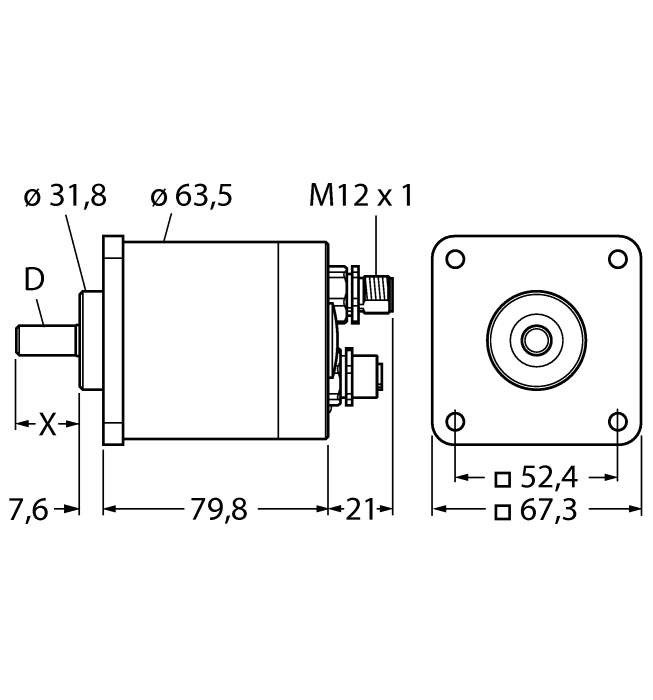 Absolute Rotary Encoder - Multiturn