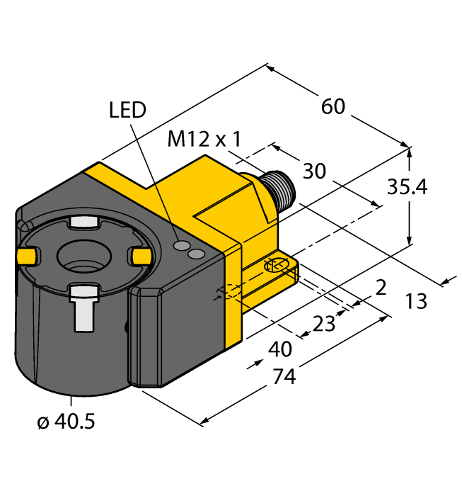 Inductive Angle Sensor - With Analog Output