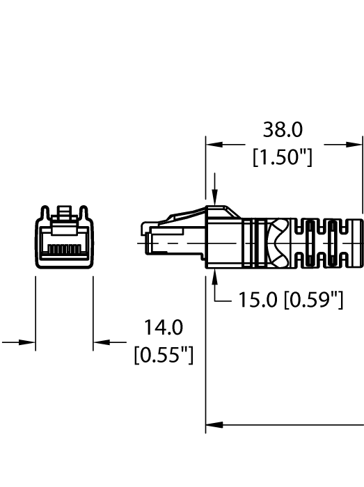 PROFINET Cordset - Extension Cable