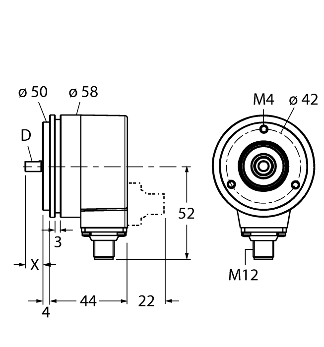 Absolute Rotary Encoder - Singleturn