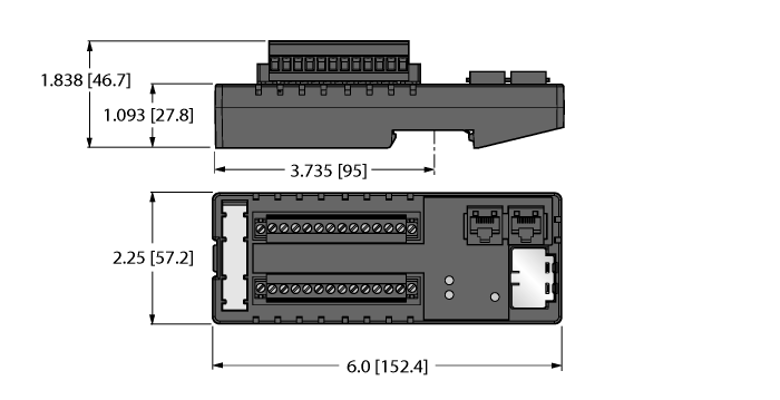 Compact IP20 Multiprotocol Ethernet I/O Station - 16 Configurable Digital PNP Channels