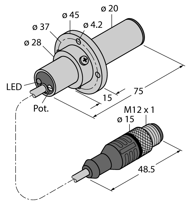 Flow Monitoring - Immersion Sensor with Integrated Processor