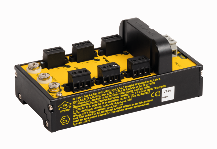 IP20 Junction Box with Short-Circuit Protection, 6-Channel - FOUNDATION ...