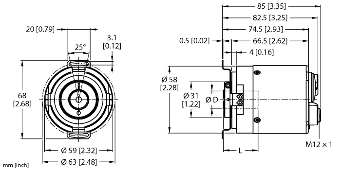 Absolute Rotary Encoder - Multiturn