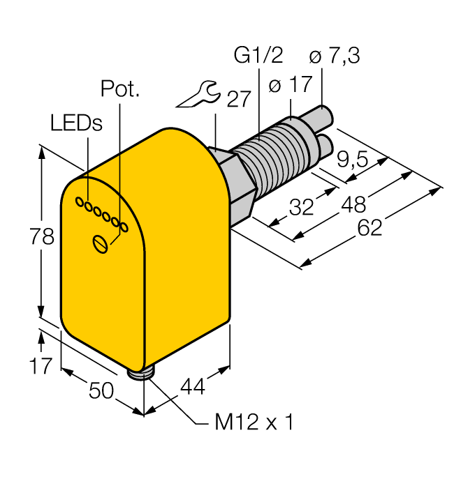 Flow Monitoring - Immersion Sensor with Integrated Processor