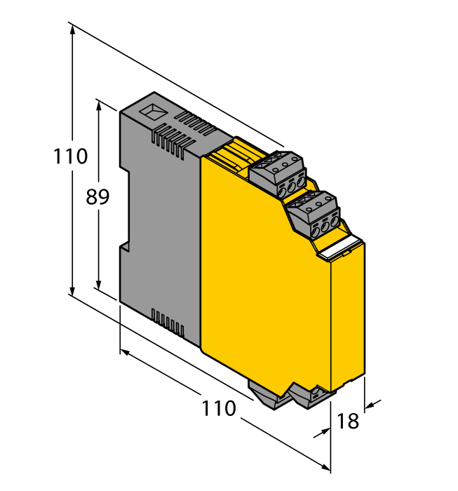 Isolating transducer - 1-channel