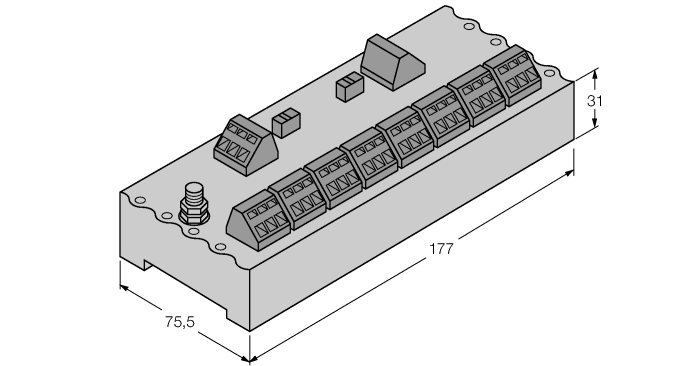 IP20 Junction Box, 8-Channel - FOUNDATION Fieldbus and PROFIBUS-PA