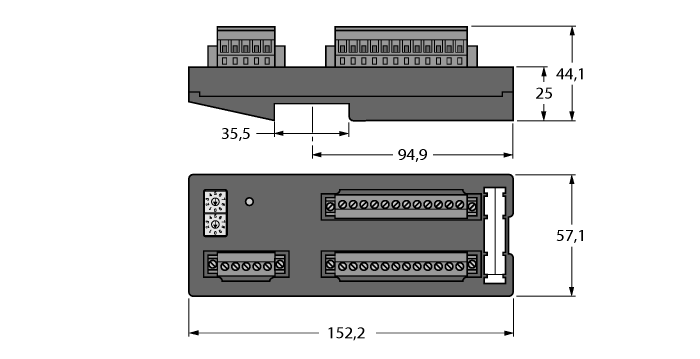 Compact I/O station for DeviceNet - 16 Universal Digital Channels