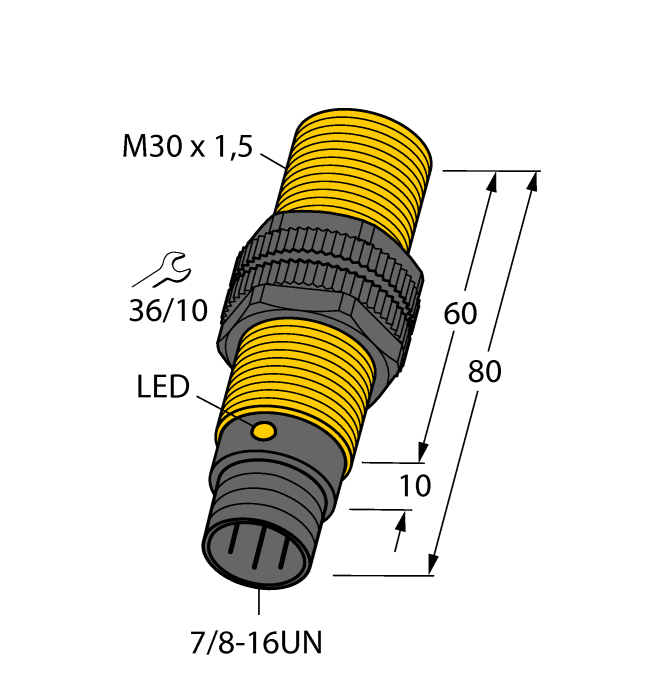 Inductive Sensor - With Increased Temperature Range