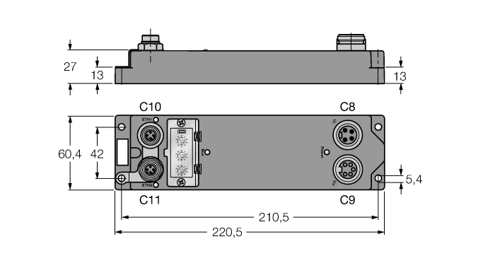Compact fieldbus I/O modules for EtherNet/IP - EtherNet/IP - DeviceNet Gateway