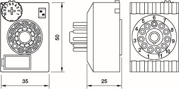 Comat Releco by TURCK - Time Cube, 11-pin