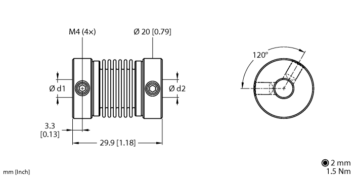 Accessories - Shaft Coupling Bellows Coupling