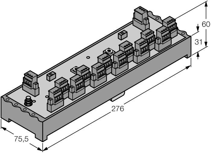 IP20 Junction Box, 12-Channel - FOUNDATION Fieldbus and PROFIBUS-PA