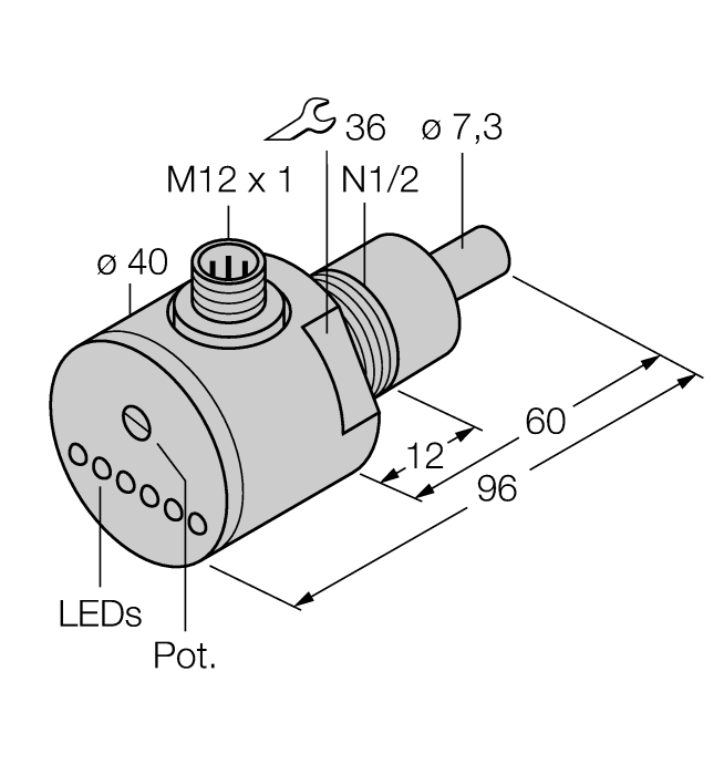 Flow Monitoring - Immersion Sensor with Integrated Processor