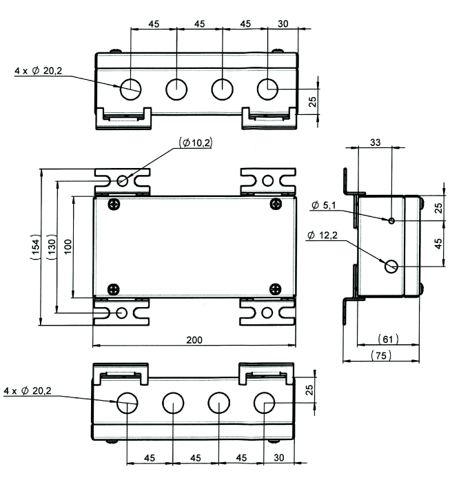 IP66 Junction Box, 6-Channel - FOUNDATION Fieldbus and PROFIBUS-PA