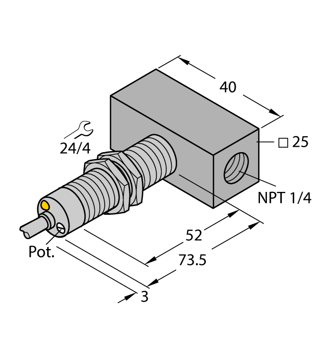 Flow Monitoring - Immersion Sensor with Integrated Processor