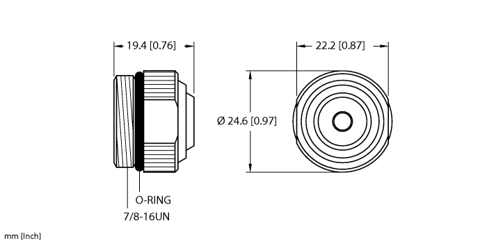 Accessory for 7/8 - Closure cap