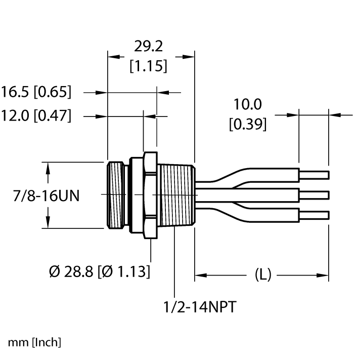 Power Receptacle - Front Mount