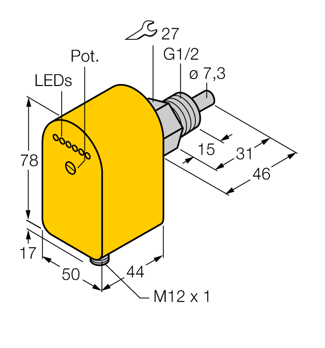 Flow Monitoring - Immersion Sensor with Integrated Processor