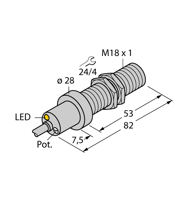 Flow Monitoring - Immersion Sensor with Integrated Processor